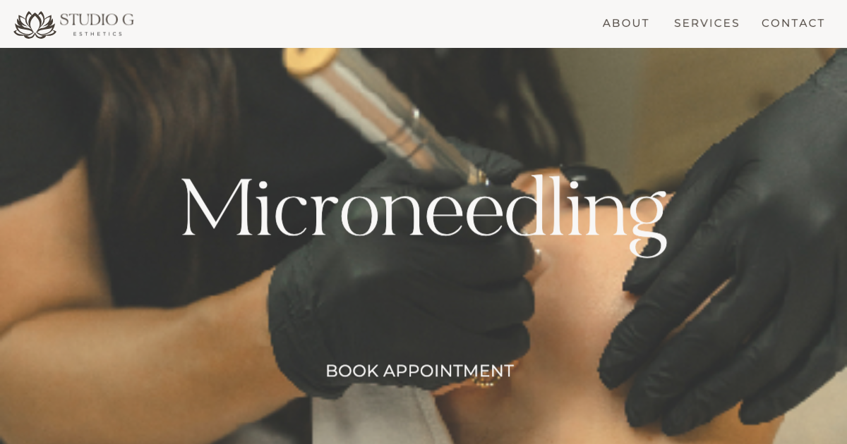 Studio G Esthetics - Microneedling